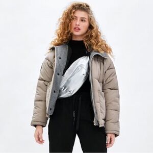 Zara | Jackets & Coats | Nwot Zara Recycled Capsule Puffer Jacket ...
